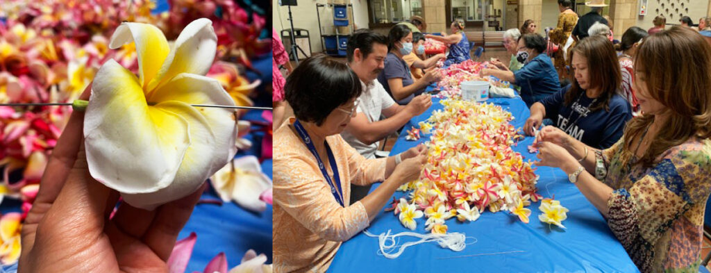 The HART Memorial Day Lei Sewing Team - Honolulu Authority for Rapid ...